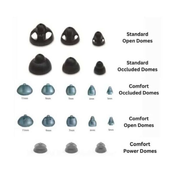 Hearing Aid Domes | Open & Closed Ear Domes - Hearing Aid Accessory