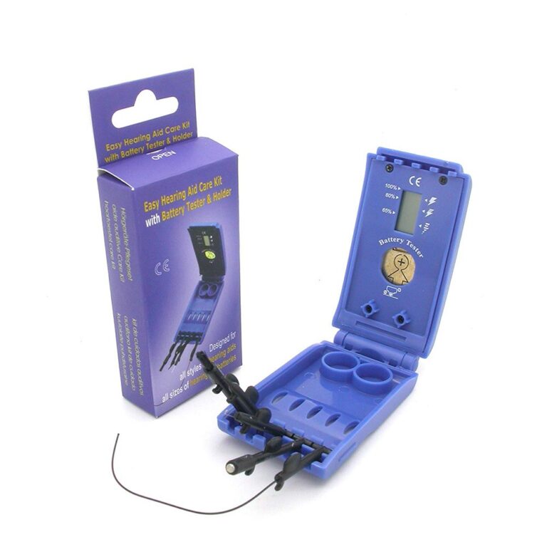 6-in-1 Hearing Aid Care Kit with Battery Tester - Hearing Aid Accessory