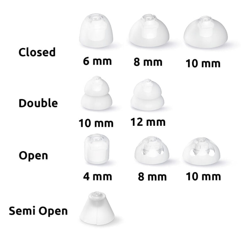 Hearing Aid Domes | Open & Closed Ear Domes - Hearing Aid Accessory